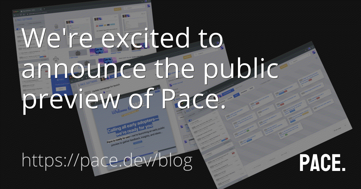 We're excited to announce the public preview of Pace by Mat Ryer ...